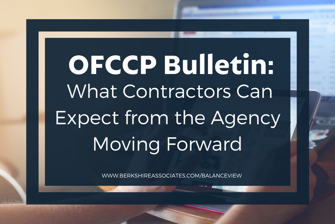 OFCCP Establishes What to Expect from the Agency Moving Forward