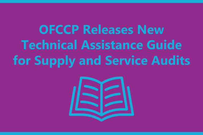 New OFCCP Technical Assistance Guide Released