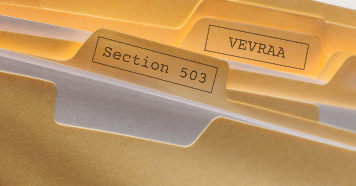 Updated Thresholds for Section 503 and VEVRAA